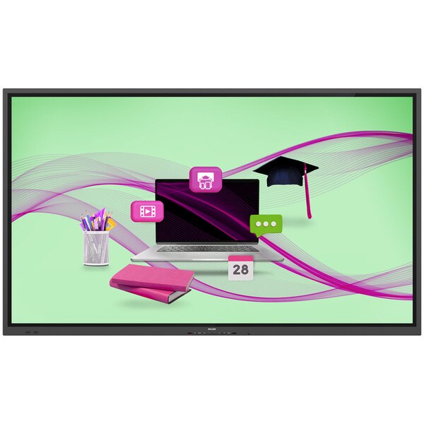 Philips 75" BDL4052E E-Line IR 20-Touch Interactive Education Display ...