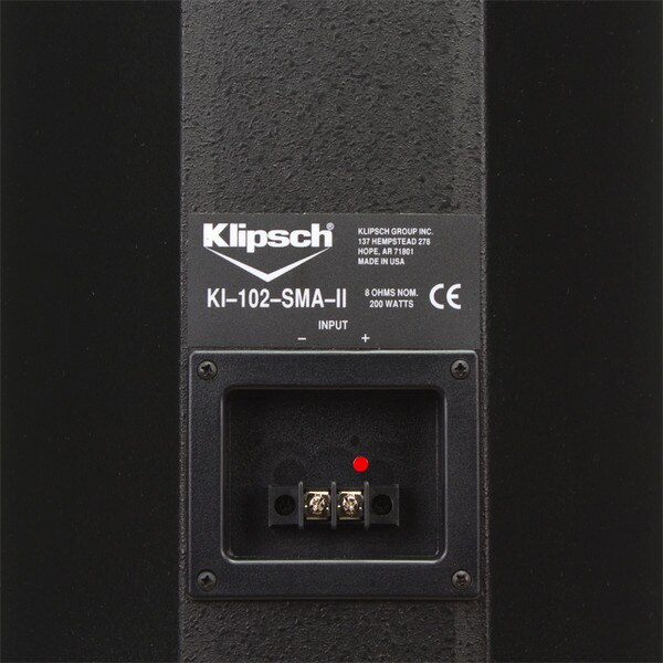 Klipsch | KI-102-B-SMA-II Trapezoidal 8" 2-way - Black | Westan