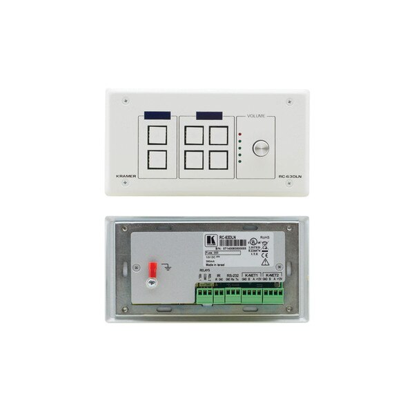 Kramer | 6-button KNET Control Keypad with Knob with Displays | Westan