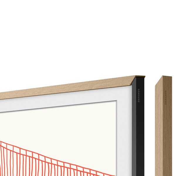 Samsung | 75" Customisable Frame for 2021/2022 The Frame TV - Teak ...